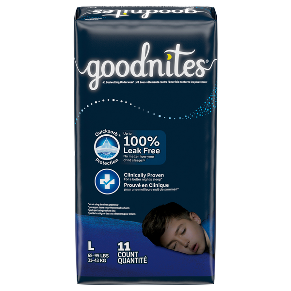 Save on GoodNites Boys L Nighttime Underwear 68-95 lb Order Online ...