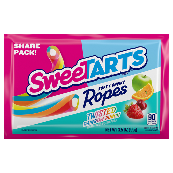 Save on SweeTARTS Twisted Rainbow Punch Ropes Share Pack Order Online ...