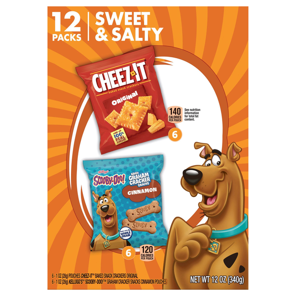 Save on Cheez It Original Crackers & Scooby-Doo! Cinnamon Grahams Packs ...
