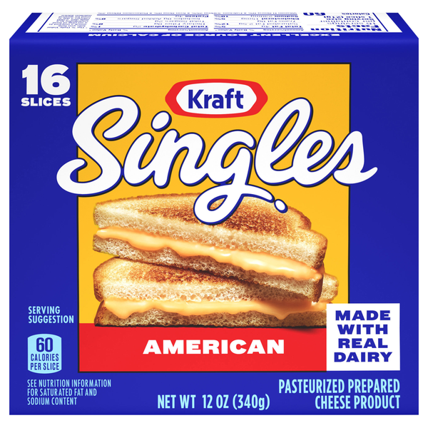 Save on Kraft Singles American Cheese Slices - 16 ct Order Online ...