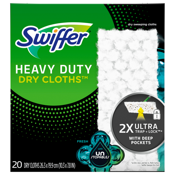 Save on Swiffer Heavy Duty Unstopables Fresh Scent Dry Cloths Order ...