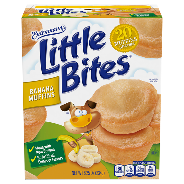 Save on Entenmann's Little Bites Banana Mini Muffins - 5 ct Order ...