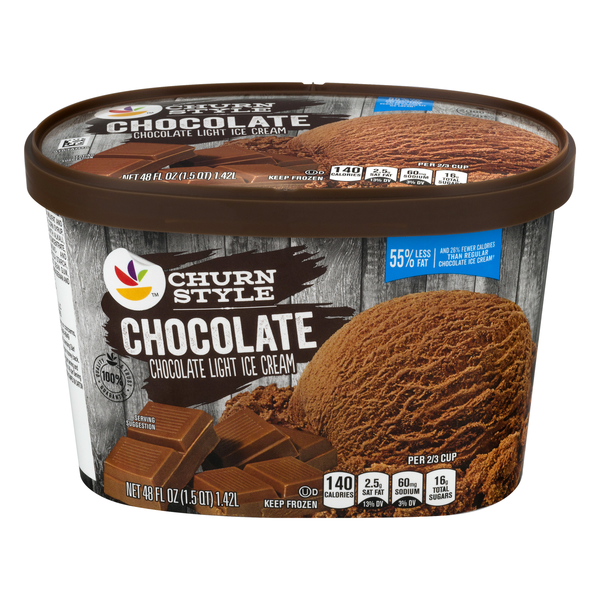 Save on Stop & Shop Churn Style Ice Cream Chocolate Light Order Online ...