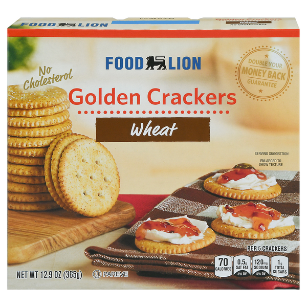 Save on Food Lion Wheat Golden Crackers Order Online Delivery | Food Lion