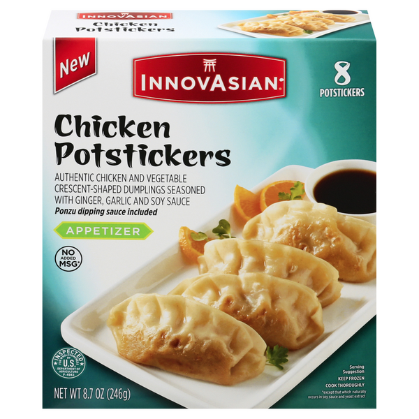 Save on InnovAsian Potstickers Chicken Appetizer - 8 ct Order Online ...