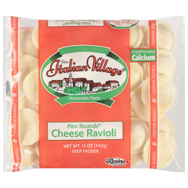 Save on Italian Village Mini Rounds Cheese Ravioli Pasta Frozen Order ...