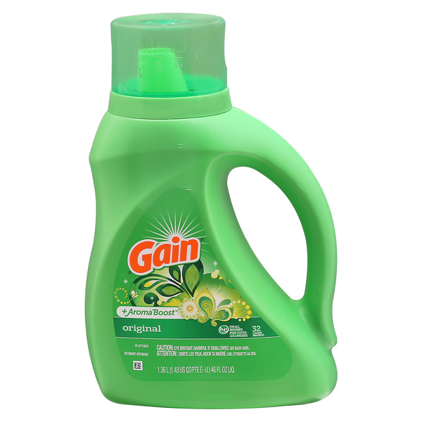Save on Gain + Aroma Boost Original Liquid Laundry Detergent Order ...