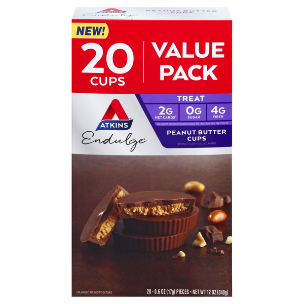 Save On Atkins Endulge Treat Peanut Butter Cups Low Carb Value Pack 20 Ct Order Online