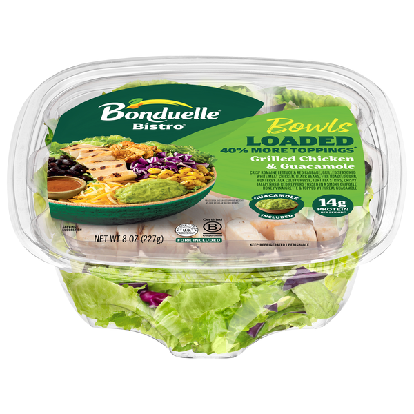 Save on Bonduelle Bistro Loaded Bowls Grilled Chicken & Guacamole Order ...