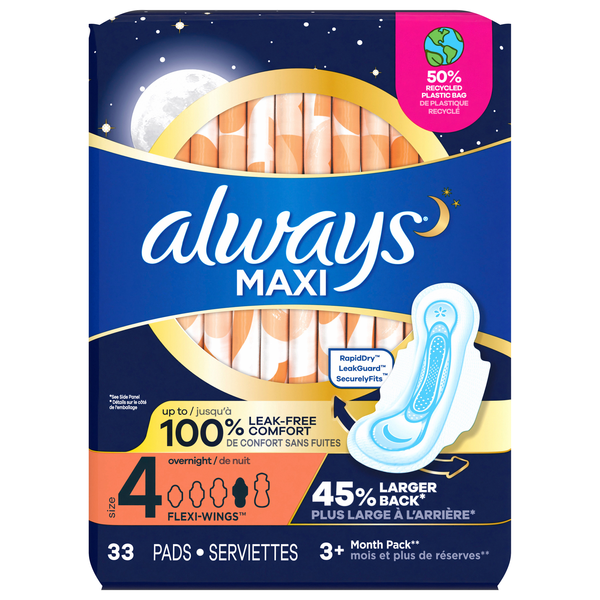 Maxi Pads - Order Online & Save | Giant