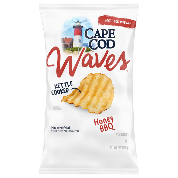 Save on Cape Cod Waves Honey BBQ Kettle Cooked Potato Chips Order ...