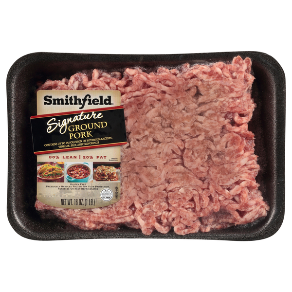 Save on Smithfield Signature 80% Lean 20% Fat Ground Pork Order Online ...