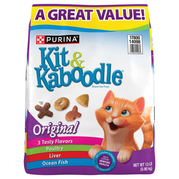 Save on Purina Kit & Kaboodle Original Chicken Liver Turkey & Fish Dry ...
