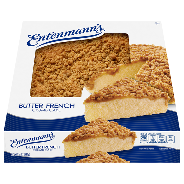 Save on Entenmann's Butter French Crumb Cake Order Online Delivery | GIANT