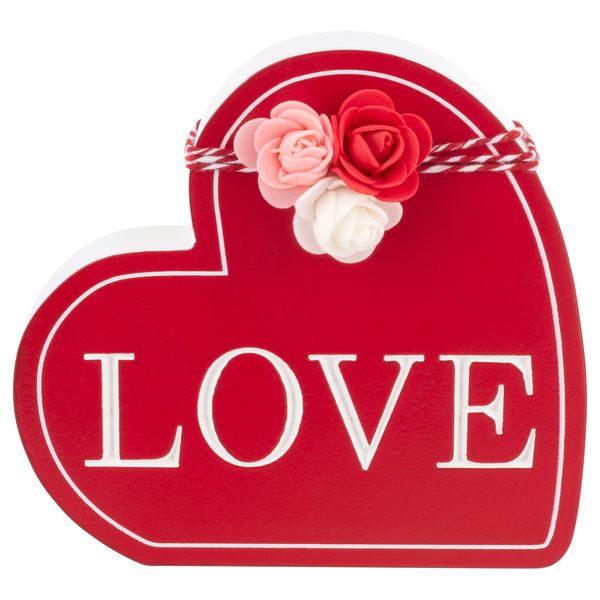 Save on Smart Living Valentine's Day Wood Decor Love Heart Order Online ...
