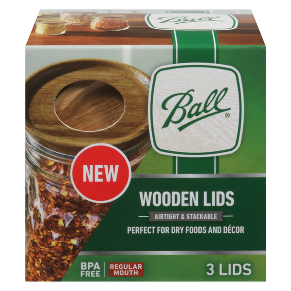 Save on Ball Wooden Lids Regular Mouth Order Online Delivery | Stop & Shop