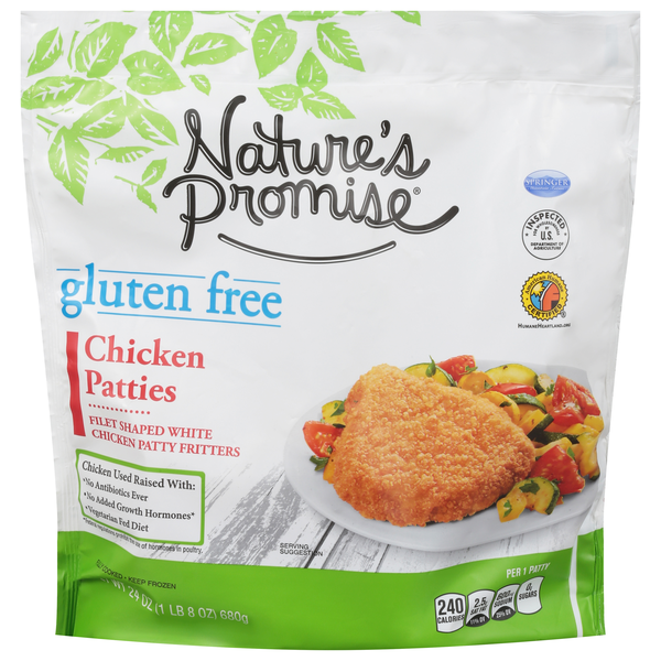 Save on Nature's Promise Gluten Free Chicken Patties - apx 6 ct Frozen ...