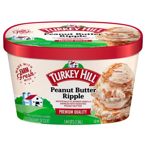 Save On Turkey Hill Frozen Dairy Dessert Peanut Butter Ripple Order