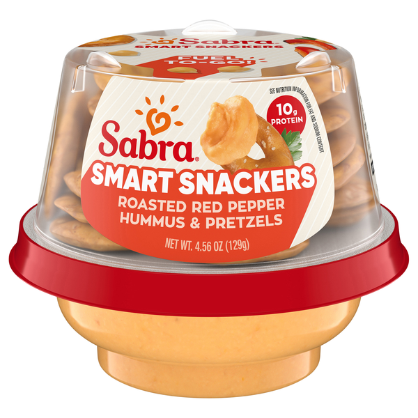Save on Sabra Snackers Roasted Red Pepper Hummus & Pretzels Single Cup ...