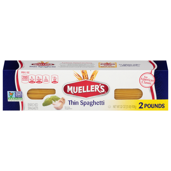 Save on Mueller's Thin Spaghetti Pasta Order Online Delivery | Food Lion