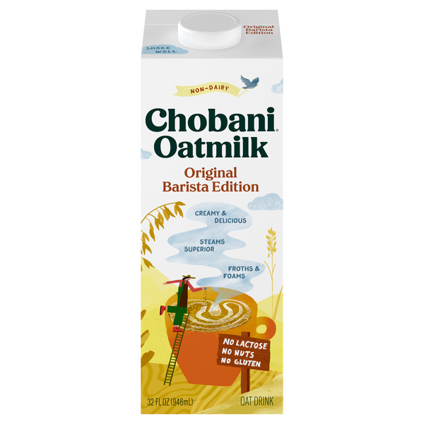 Save on Chobani Original Barista Edition Oatmilk Non-Dairy Order Online ...