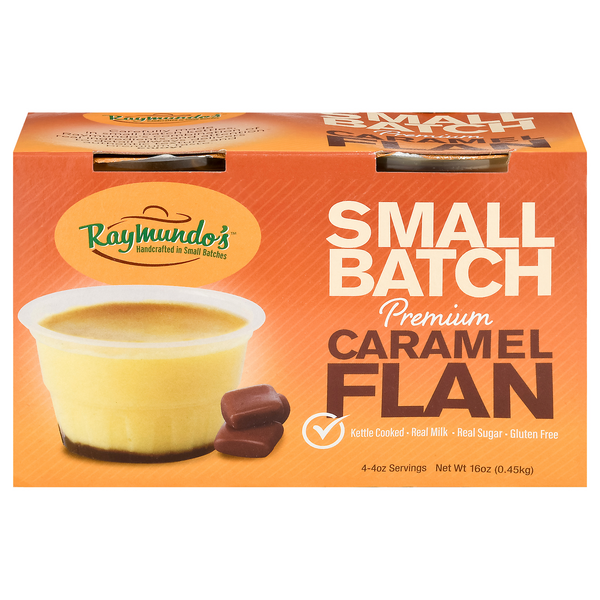 Save on Raymundo's Small Batch Caramel Flan Cups - 4 ct Order Online ...