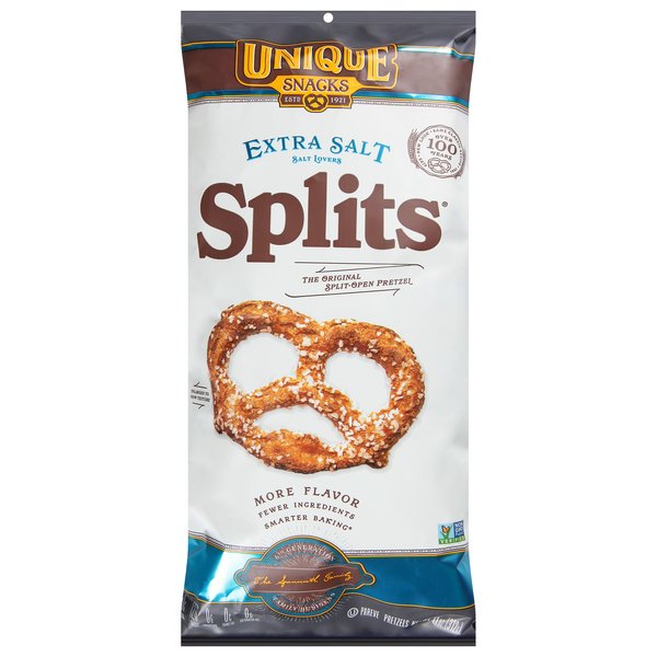 Save on Unique Snacks Pretzel Splits Extra Salt Order Online Delivery ...