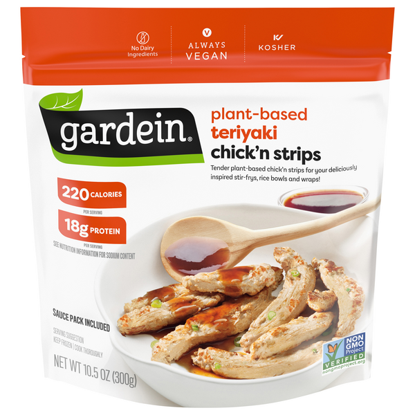 Save on Gardein Plant-Based Chick'n Strips Teriyaki Order Online ...