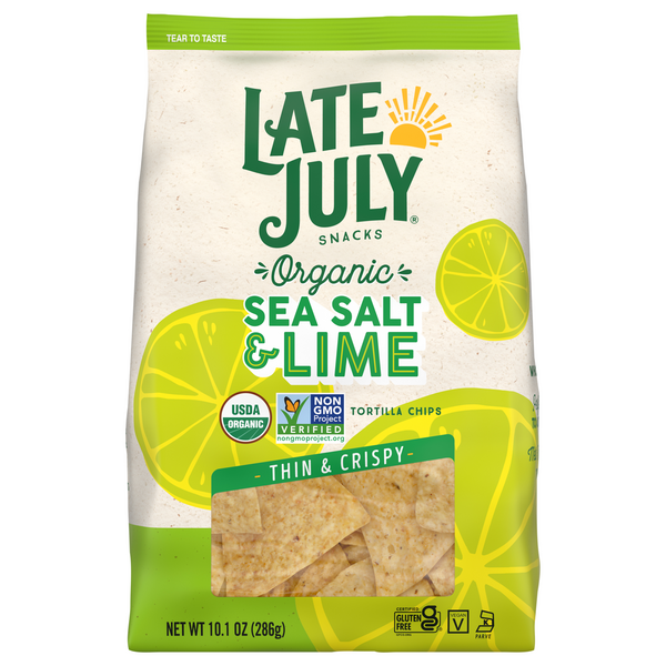 Save on Late July Gluten Free Sea Salt & Lime Tortilla Chips Order ...