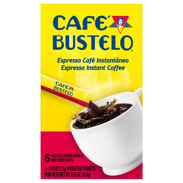 Save on Cafe Bustelo Espresso Instant Coffee Single Serve Packets Order ...