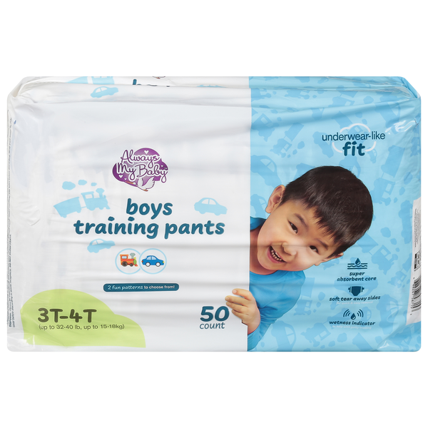 Save on Always My Baby Boys 3T-4T Training Pants 32-40 lb Order Online ...
