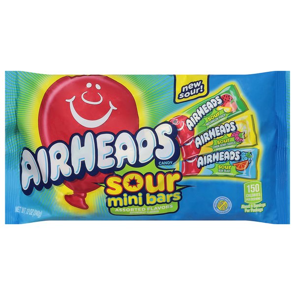 Save on AirHeads Mini Assorted Flavor Sour Bars Order Online Delivery ...