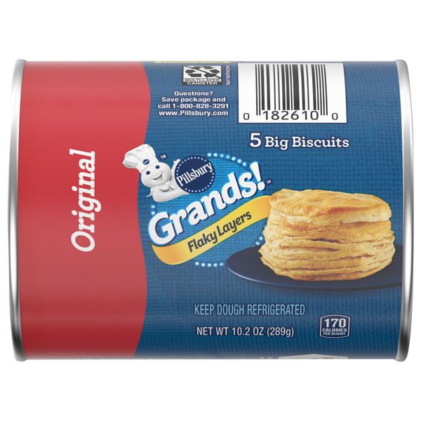 Save on Pillsbury Grands! Flaky Layers Original Biscuits - 5 ct Order ...