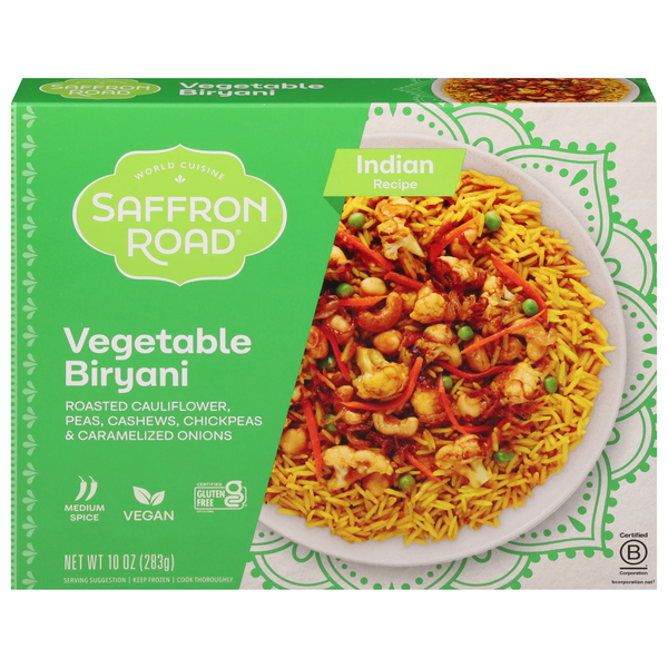 Save on Saffron Road Vegetable Biryani with Basmati Rice Vegan Order ...