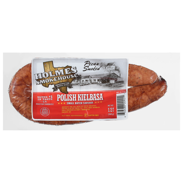 Save on Holmes Smokehouse Pecan Smoked Small Batch Polish Kielbasa ...