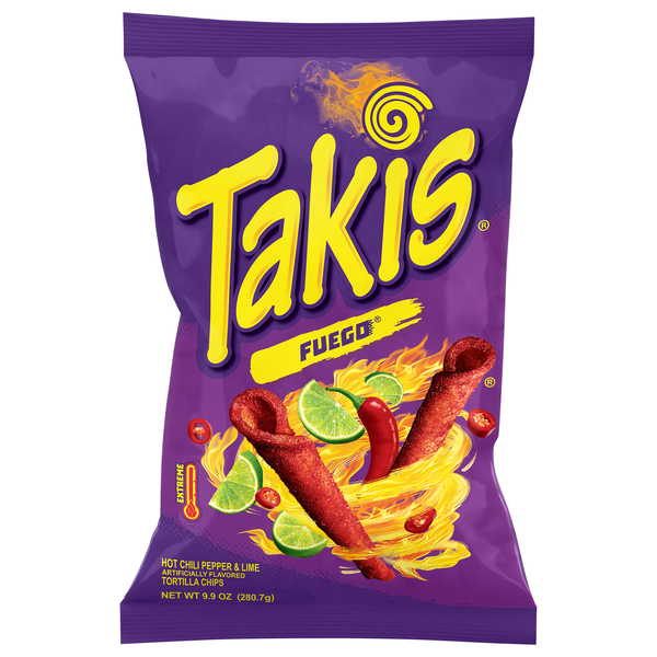 Save on Takis Fuego Hot Chili Pepper & Lime Tortilla Chips Order Online ...