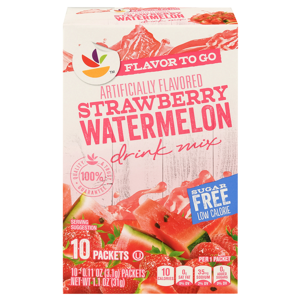 Save on Giant Sugar Free Strawberry Watermelon Drink Mix - 10 ct Order ...