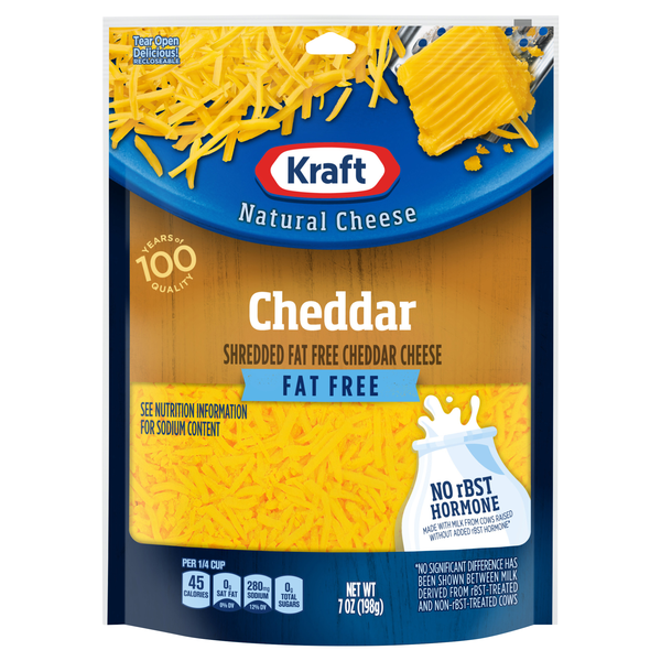 Save on Kraft Fat Free Shredded Cheddar Cheese Order Online Delivery ...