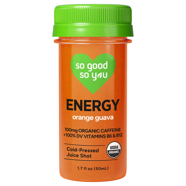 Save on So Good So You Organic Orange Guava Energy Cold-Pressed Juice ...