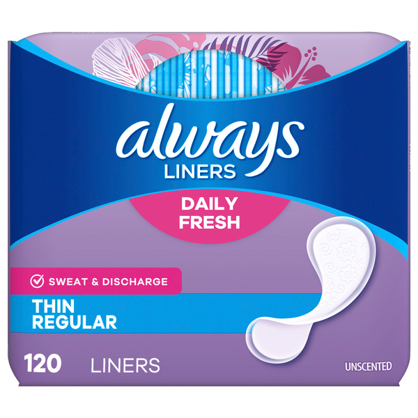 Save on Always Daily Fresh Thin Panty Liners Order Online Delivery ...