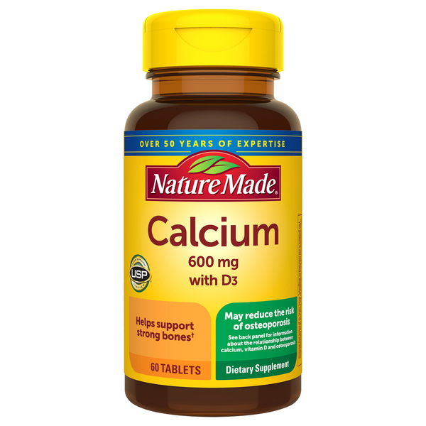 Save on Nature Made Calcium with Vitamin D3 600 mg Dietary Supplement ...