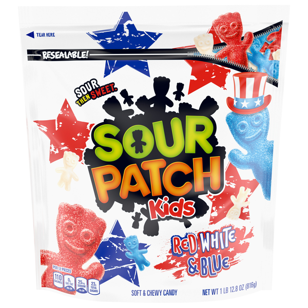Save on Sour Patch Kids Red White & Blue Sour Then Sweet Soft & Chewy ...