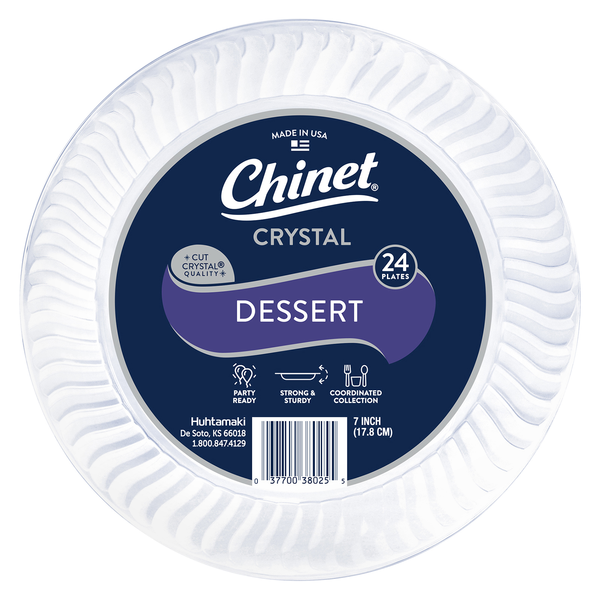 Save on Chinet Crystal Dinner Plates 7 Inch Order Online Delivery | Giant