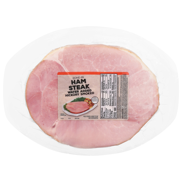 Save on Food Lion Fully Cooked Bone-In Hickory Smoked Ham Steak Order ...