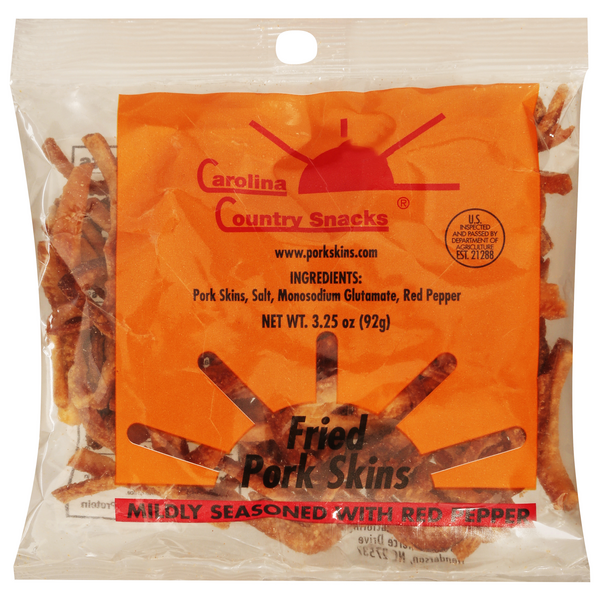 Save on Carolina Country Snacks Fried Pork Skins Seasoned with Red ...
