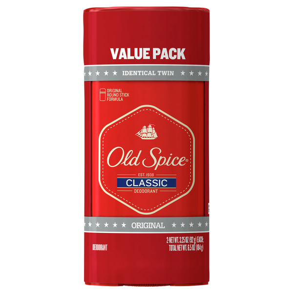 Save on Old Spice Classic Original Scent Deodorant Stick 3.25 oz/2 ct ...
