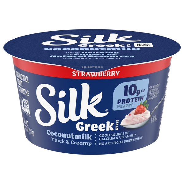 Save on Silk Vegan Greek Style Strawberry Coconutmilk Yogurt ...