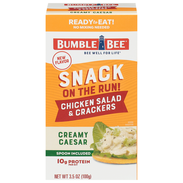 Save on Bumble Bee Snack on the Run Creamy Caesar Chicken Salad ...