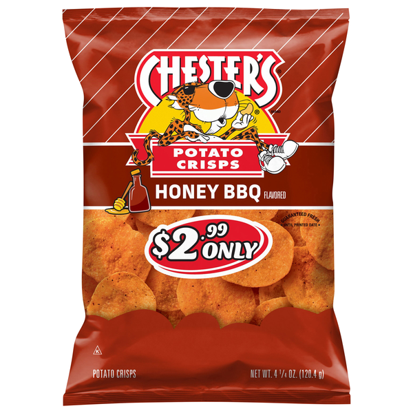 Save on Chester's Honey BBQ Flavored Potato Crisps Chips Order Online ...