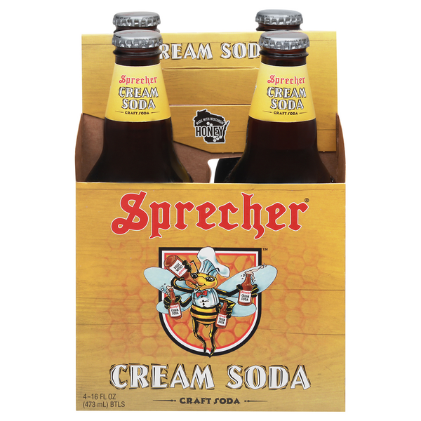 Save on Sprecher Cream Soda - 4 pk Order Online Delivery | MARTIN'S